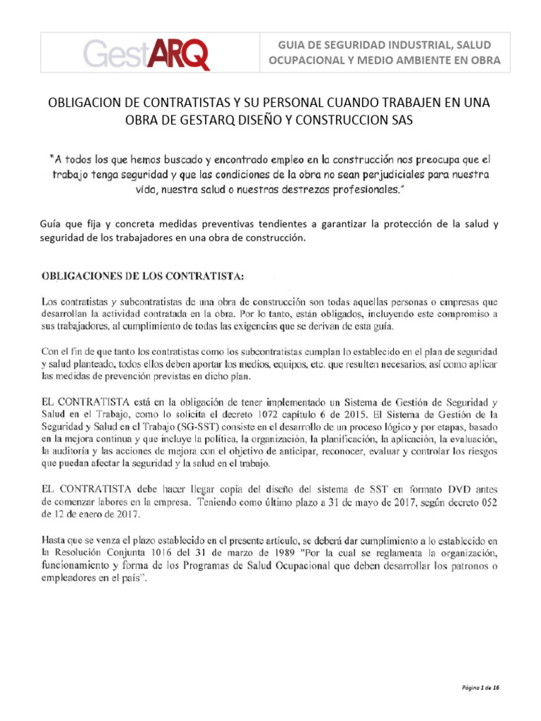 Guia de Seguridad Industrial GDC | PDF