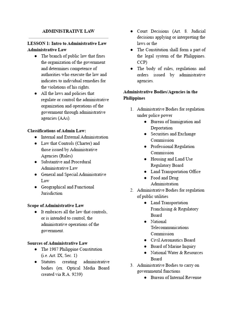 Administrative Law | PDF | Administrative Law | Justice