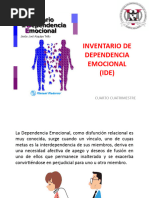 Inventario Dependencia Emocional Ide | PDF | Validez (Estadísticas) | Sicología