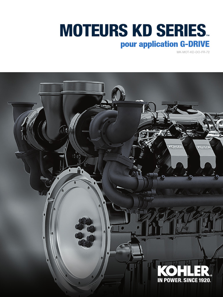Kohler Engine KDSERIES Brochure FR | PDF | Injection (moteur) | Propulsion