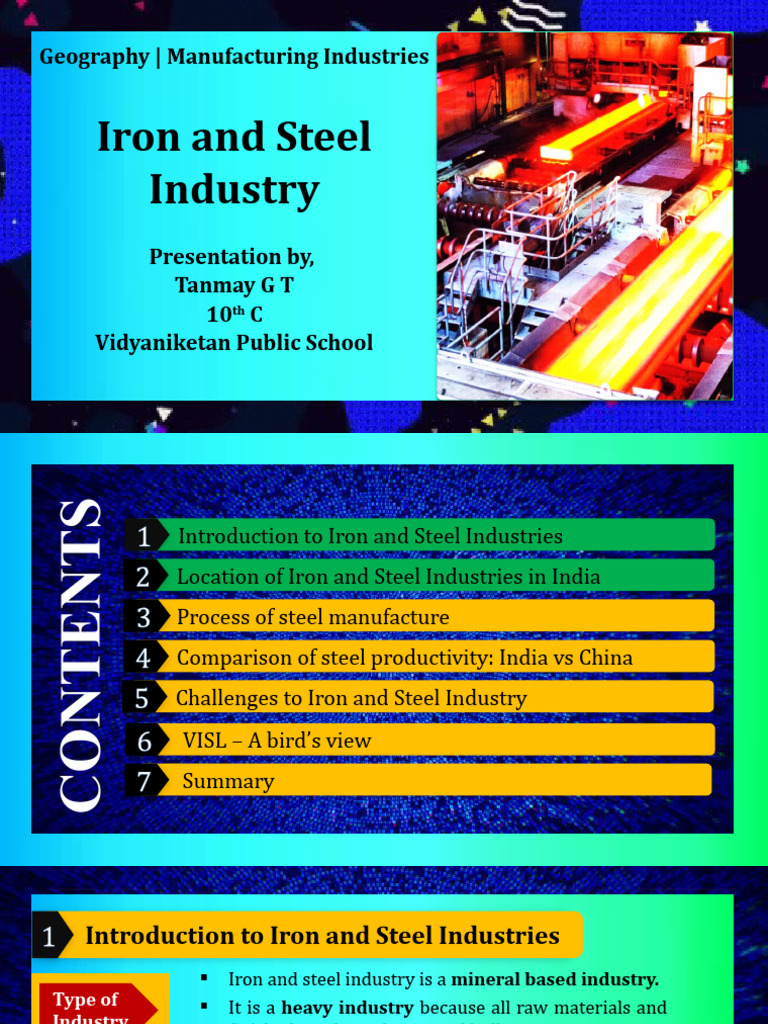 Iron and Steel Industries | PDF | Steelmaking | Steel
