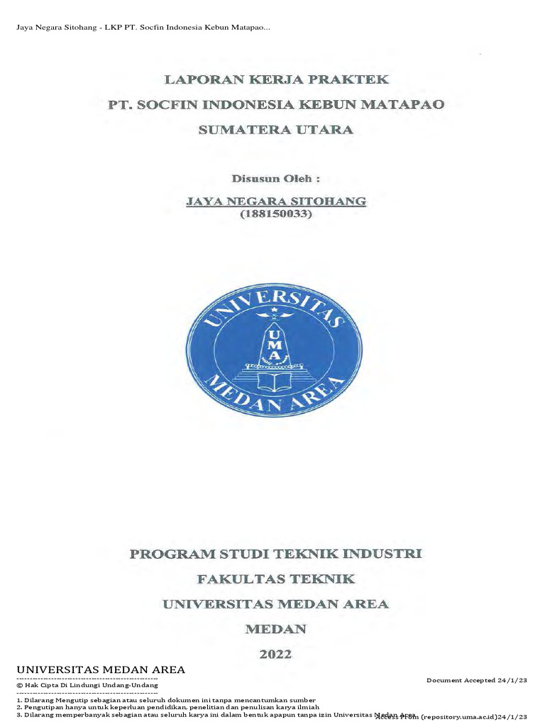 Jaya Negara Sitohang - LKP | PDF