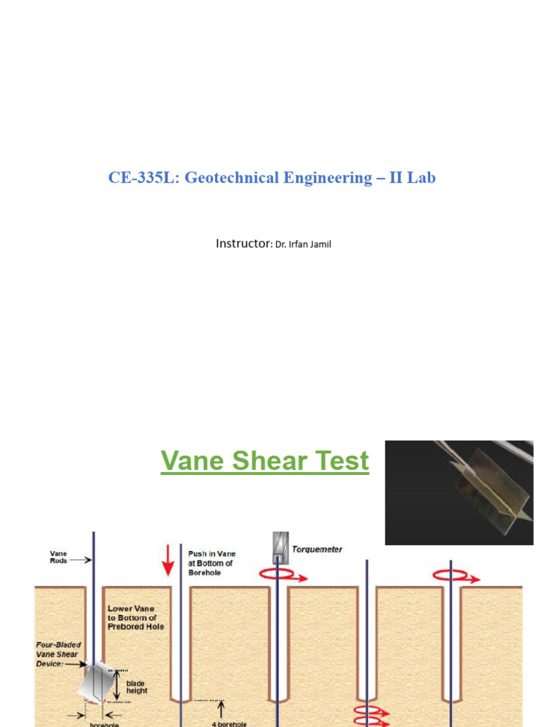 Lecture 4 Geotech II Lab | Download Free PDF | Applied And Interdisciplinary Physics ...