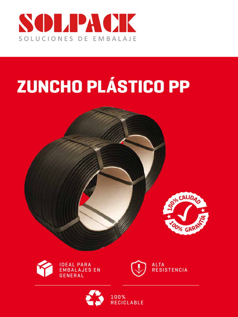 Ficha Tecnica Zuncho Plastico | Descargar gratis PDF | Sector ...