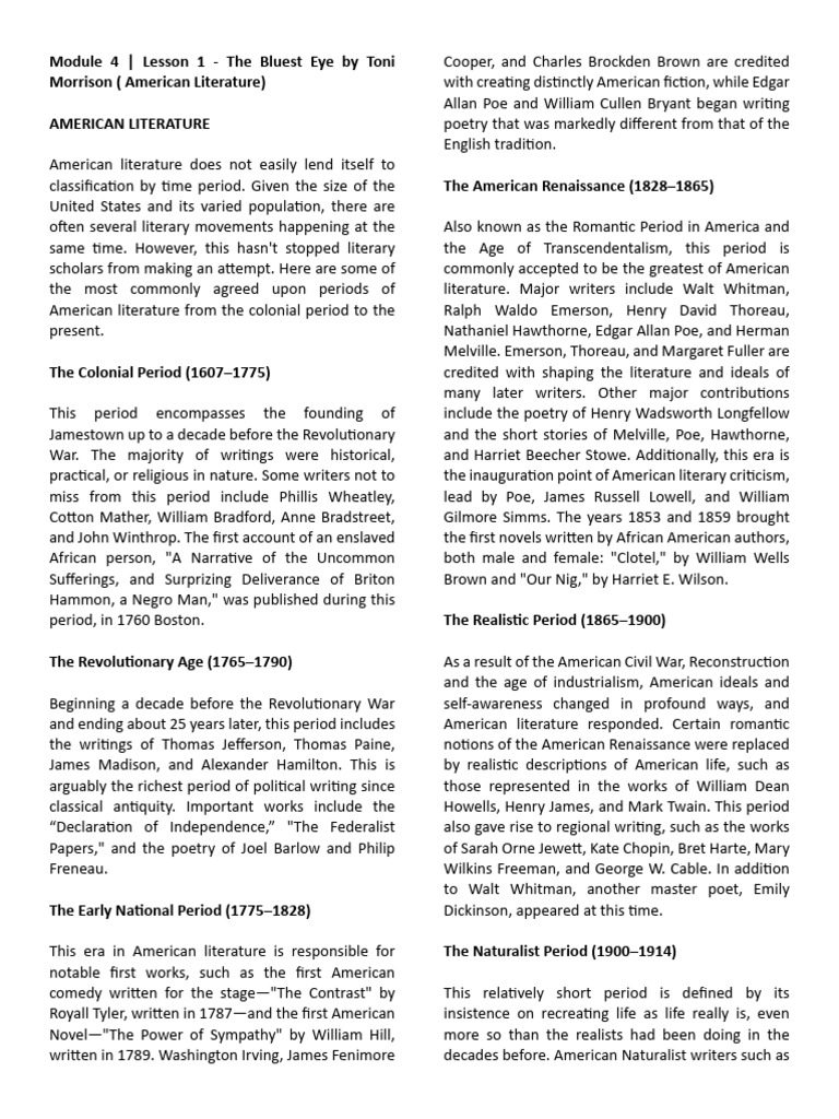 Lit2 Finals Module 4 | PDF | American Literature | William Faulkner