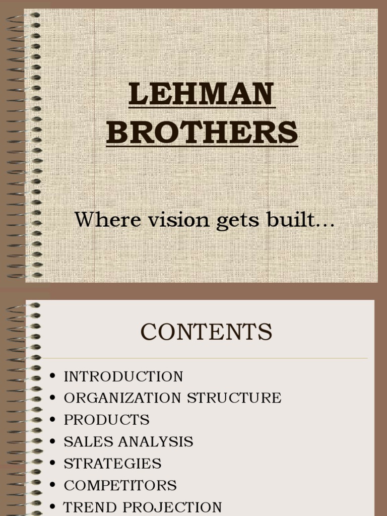 Lehman Brothers | PDF | Investment Banking | Stocks