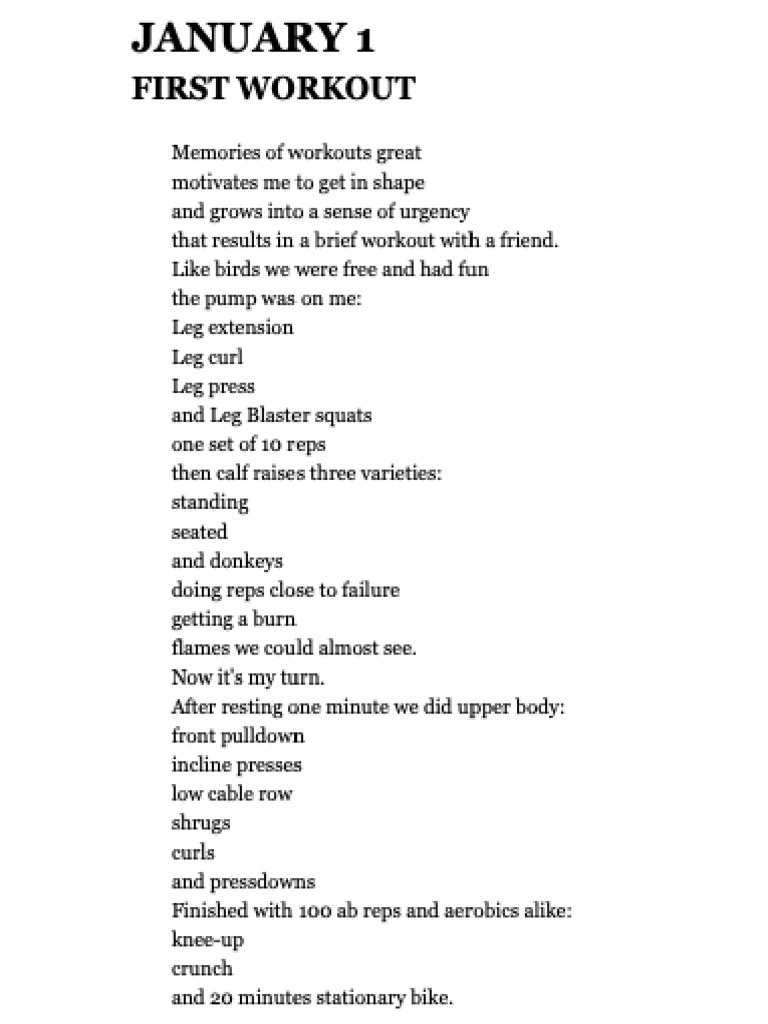 Frank Zane - The Workouts | PDF