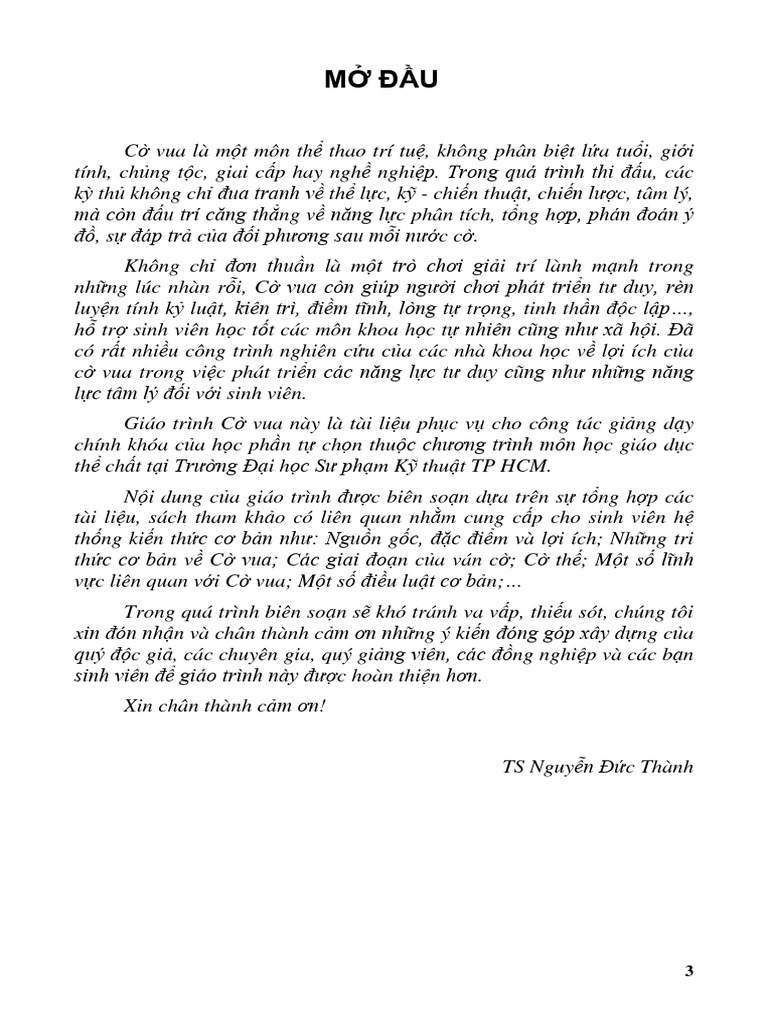 Hoc Choi Co Vua | PDF