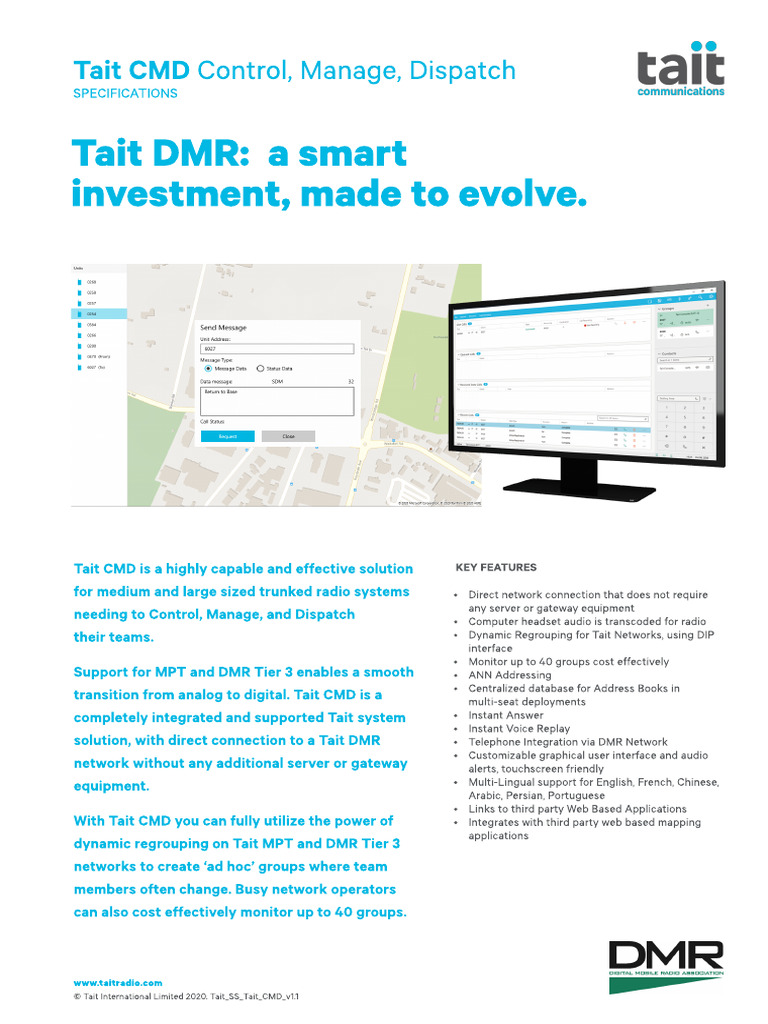 Tait SS TaitCMD | PDF | Computer Network | Operating System