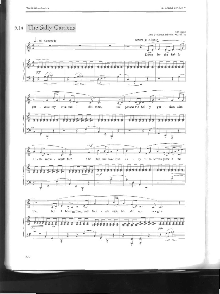 Down by The Sally Gardens | PDF