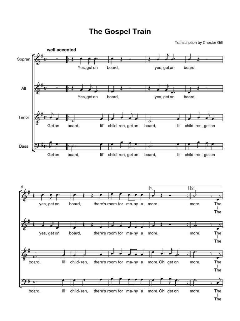 The Gospel Train | PDF