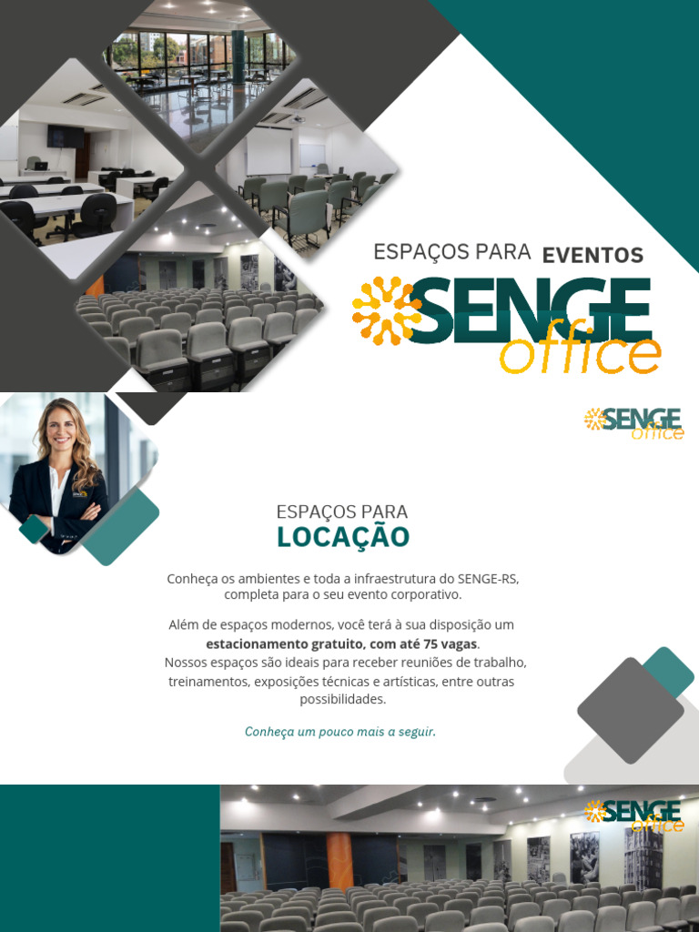 Espaços para Eventos no SENGE-RS | PDF | Hotel | Setor hoteleiro