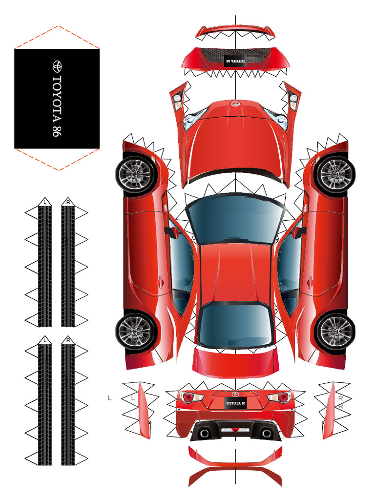 Papercraft Toyota Supra | PDF