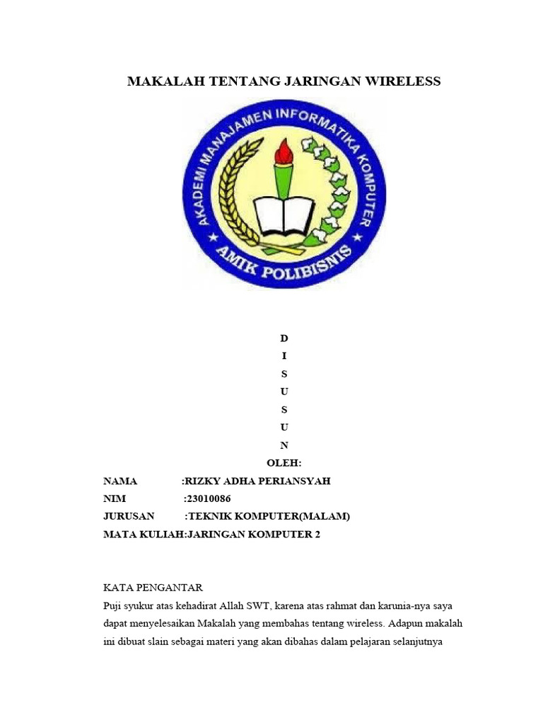 Jarkom 2 Rizky Adha Periansyah | PDF | Teknologi & Rekayasa