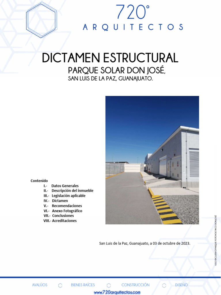 Dictamen Estructural Don José | PDF | Hormigón | edificio