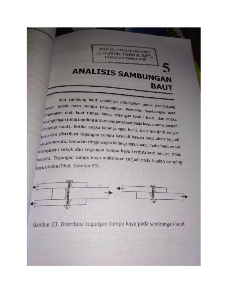 Buku Sambungan Kayu_61-89_(Analisis Sambungan Baut) | PDF