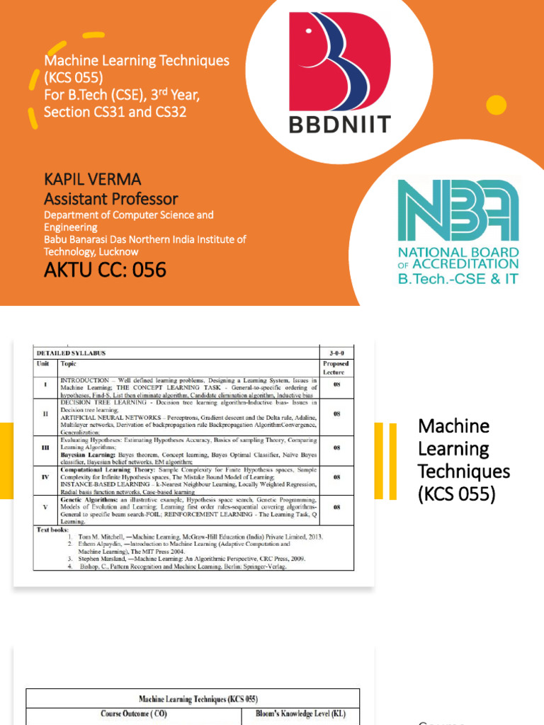 Machine Learning Techniques (KCS 055) 26.09.2023 | PDF | Machine ... Machine Learning Techniques (KCS 055) 26.09.2023 | PDF | Machine ...