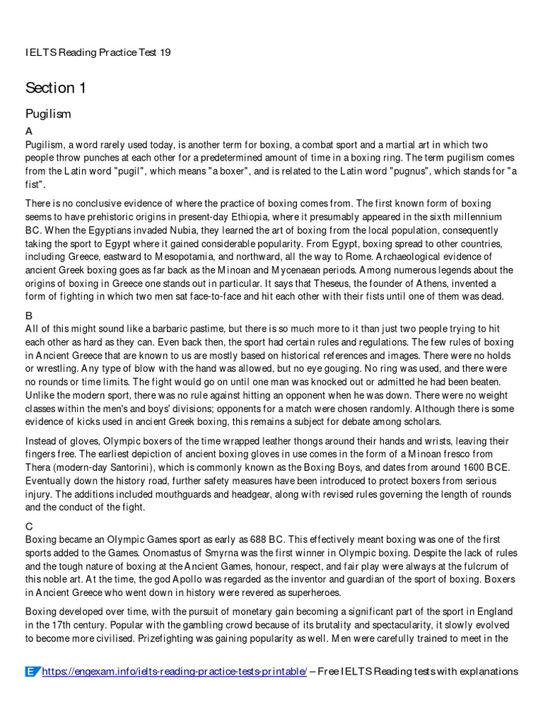 IELTS Reading Practice Test 19 Printable | PDF | Antarctica | Engines