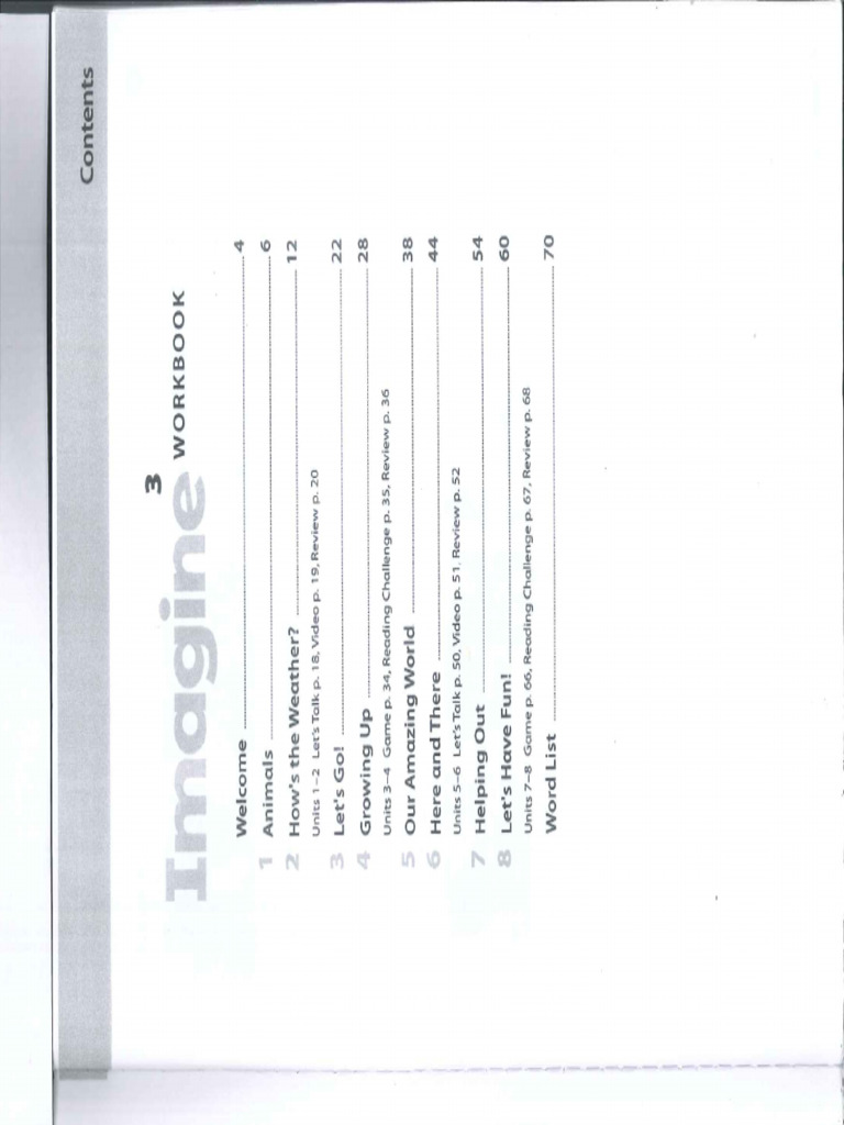 Imagine Work Book | PDF