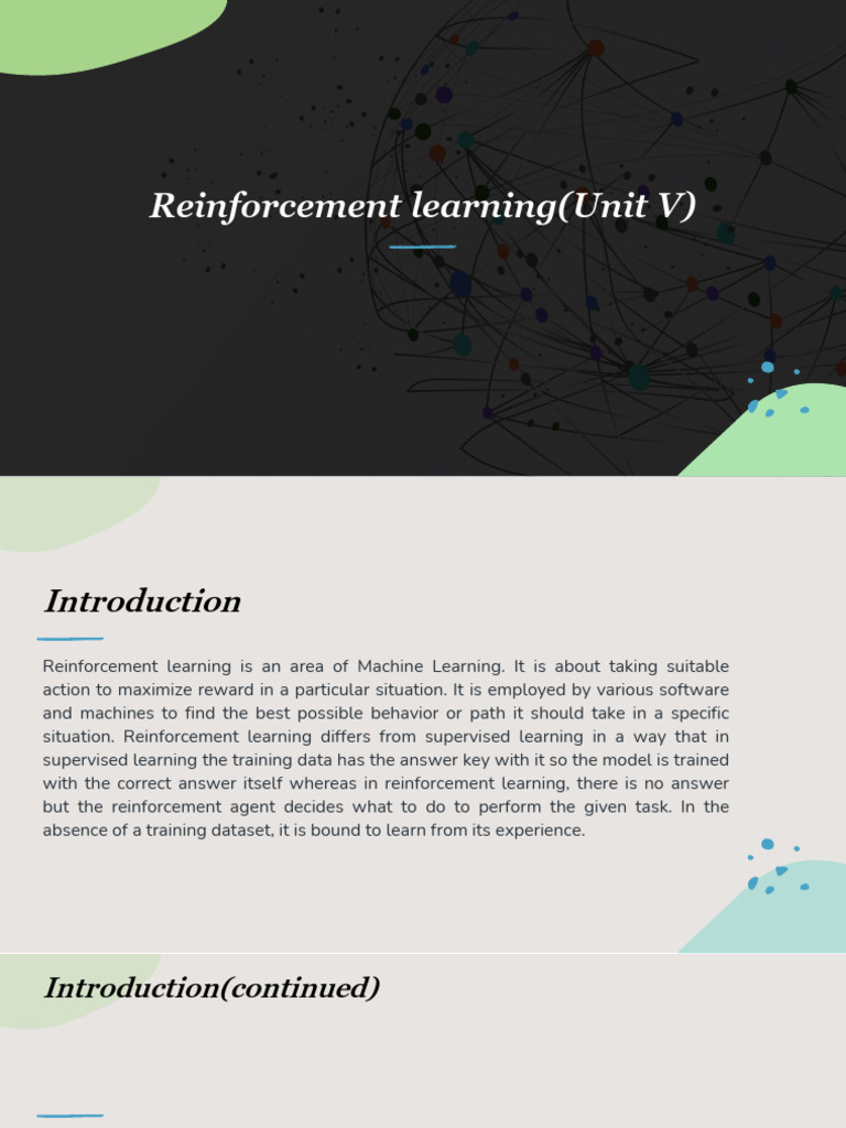 Unit V Reinforcement Learning and Genetic Algorithm | PDF | Genetic Algorithm | Mathematical ...