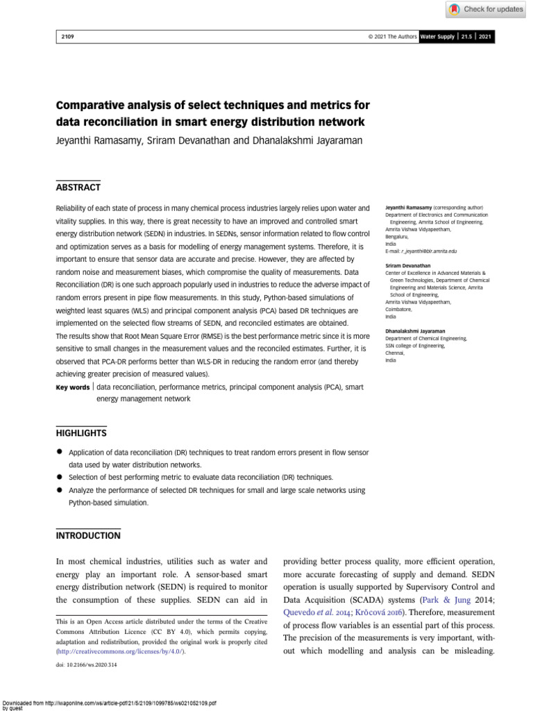 Ws 021052109 | PDF | Principal Component Analysis | Errors And Residuals