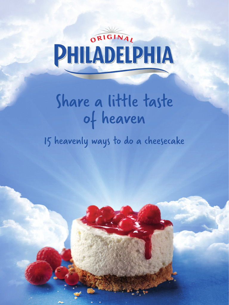 Philadelphia Cheesecake Recipes FINAL | PDF | Cheesecake | Nutrition ...