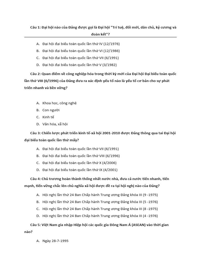 LỊCH SỬ ĐẢNG CKI | PDF