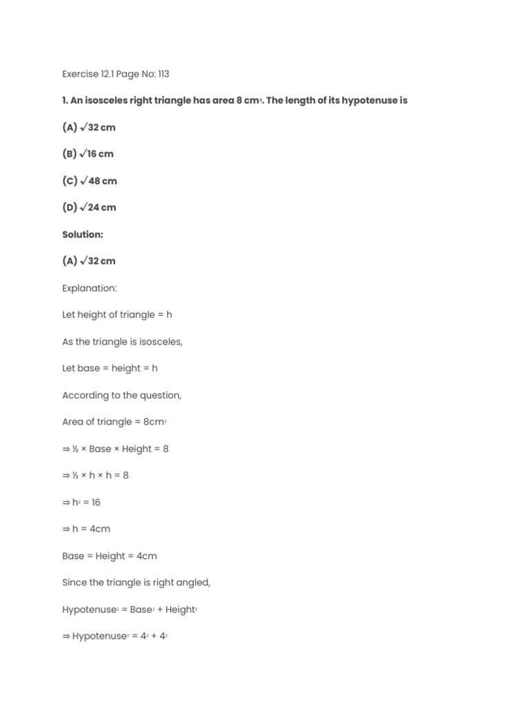 Heron's Formula | Download Free PDF | Area | Triangle