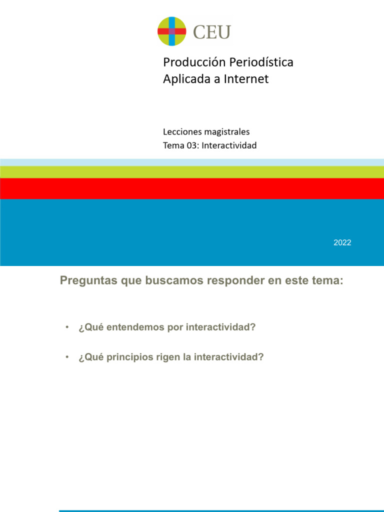 Ppai T03 2022 | PDF | Infografia | Interactividad