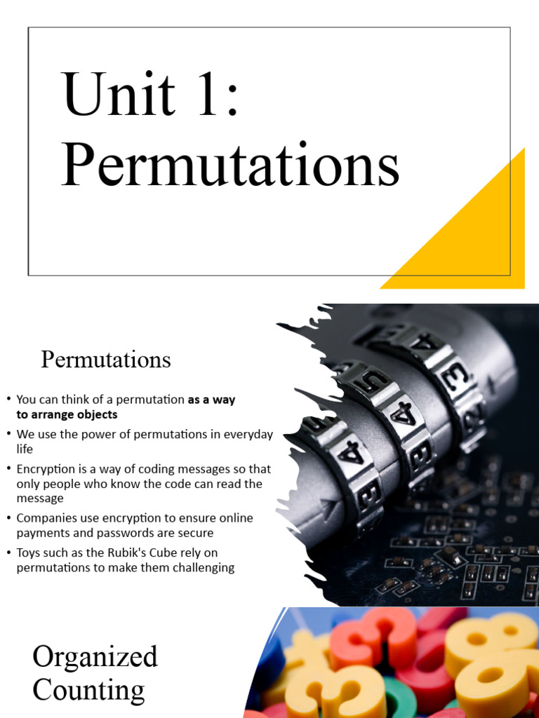 Unit 1 Permutations - Day 2 | PDF | Cyberwarfare | Security
