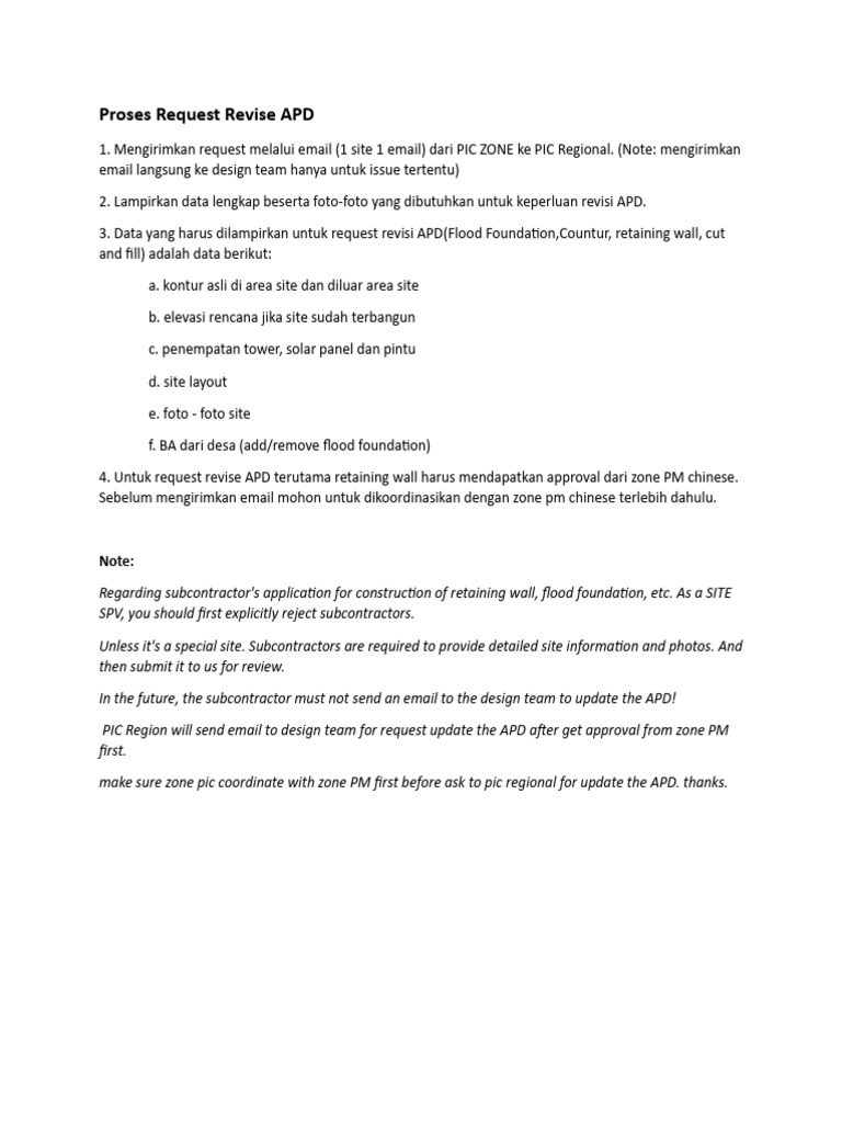 Proses Request Revise APD | PDF | Information Retrieval Organizations ...