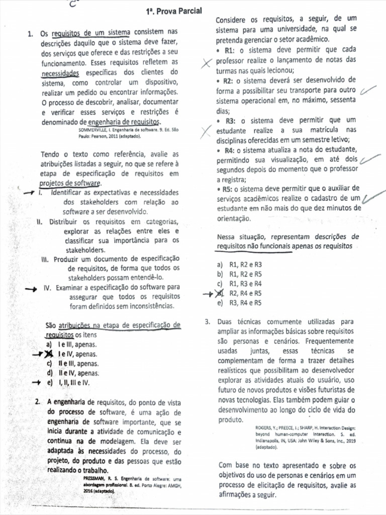 Prova 1 - ERAS 2023_1 | PDF