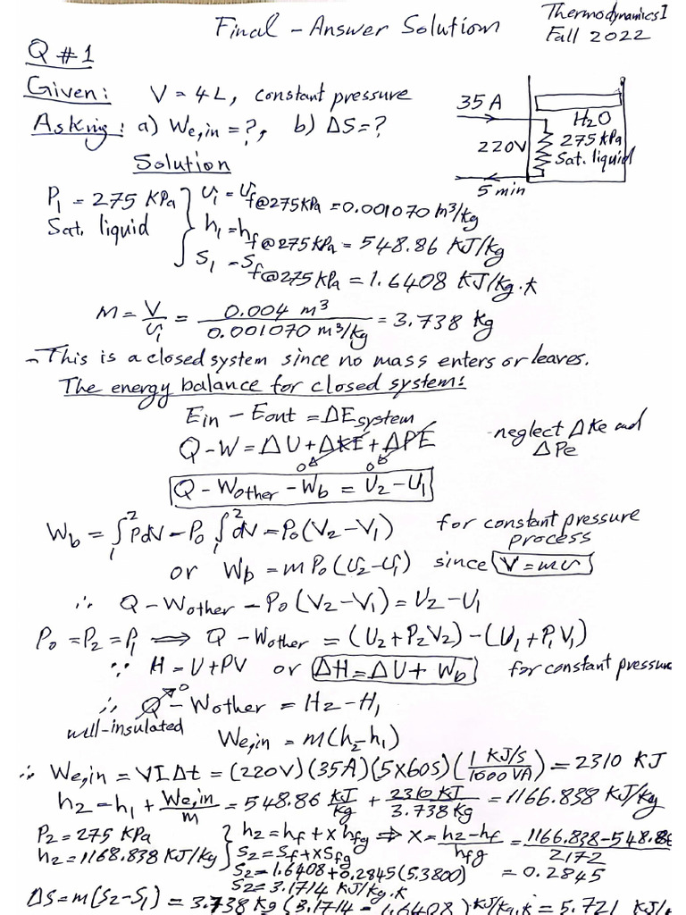Solution Final Exam Fall 2022 trimester for students | PDF
