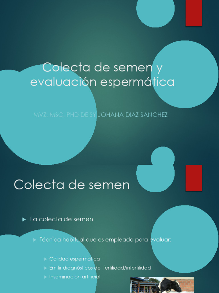 Tecnologia de Semen | PDF | Semen | Biología Celular)
