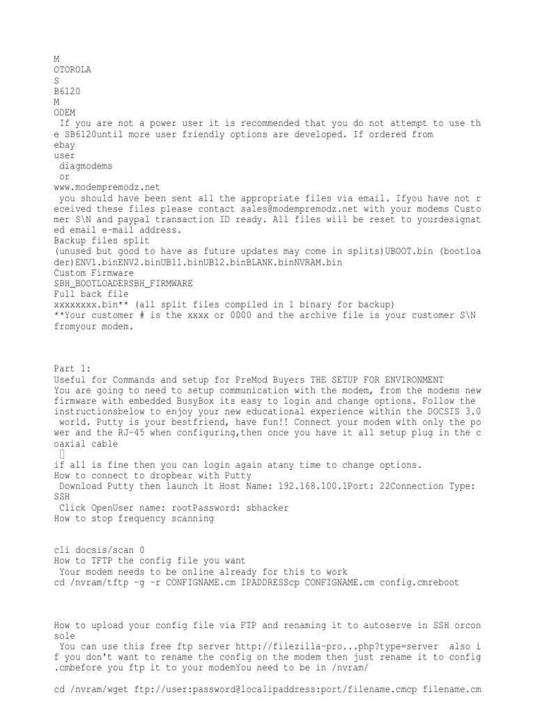 Blackcat 6120 | PDF | Booting | File Transfer Protocol