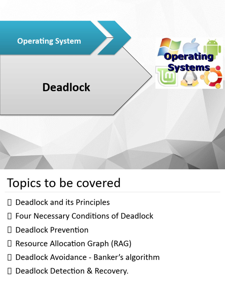 Unit 3 Os Deadlock Pdf Computer Programming Computer Science 7276