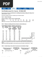 BS Code 8666 - 2005 Steel Reinforcement For Concrete | PDF | Angle ...