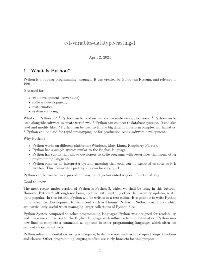 Programming For Ai Sir Mids | PDF | Python (Programming Language) | Boolean Data Type