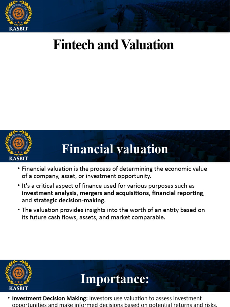 50780FTV Lecture 3 | PDF | Valuation (Finance) | Discounted Cash Flow