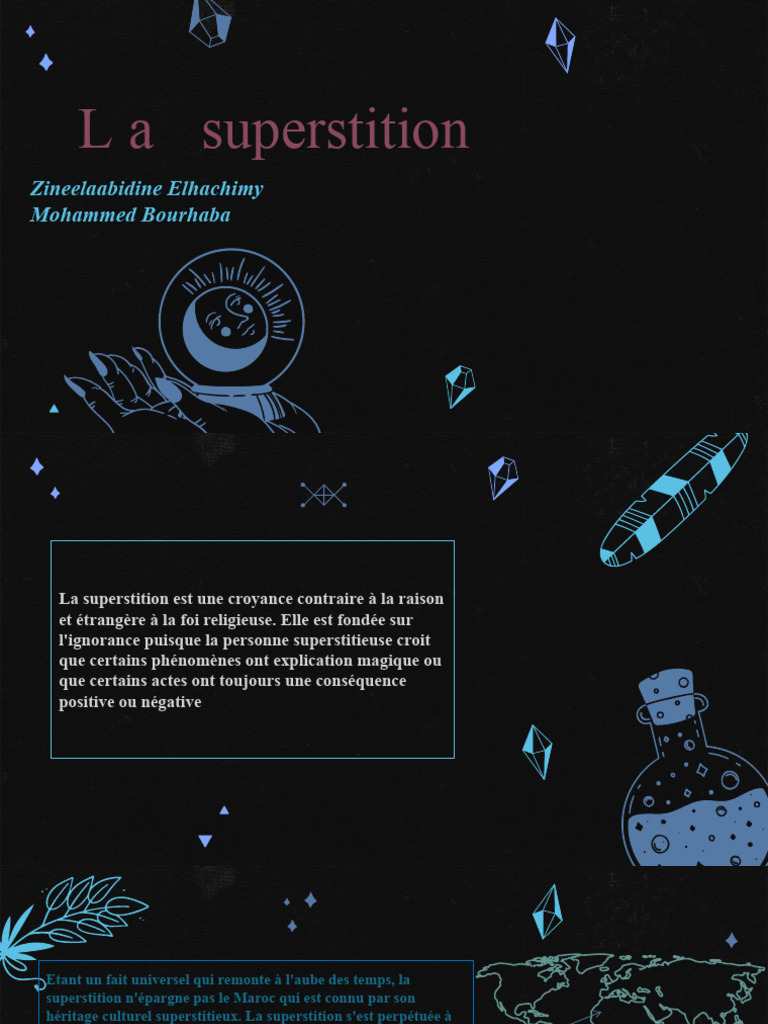 La Superstition Presentation | PDF | Superstitions