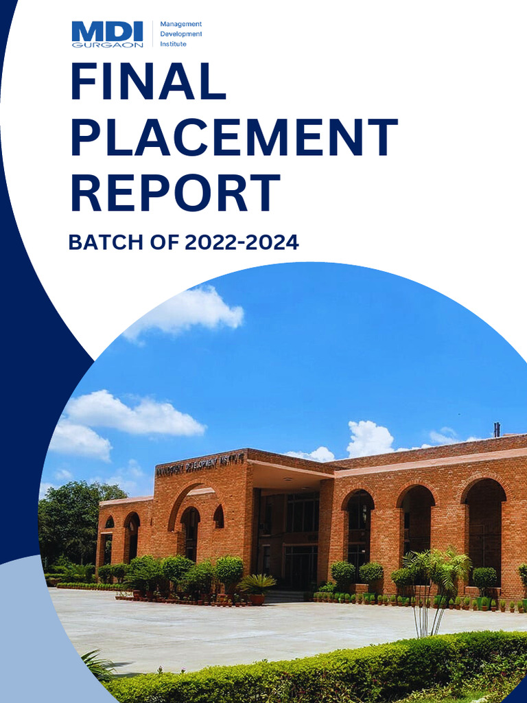 Final Placement Report 2022 24 | PDF | Companies | Business