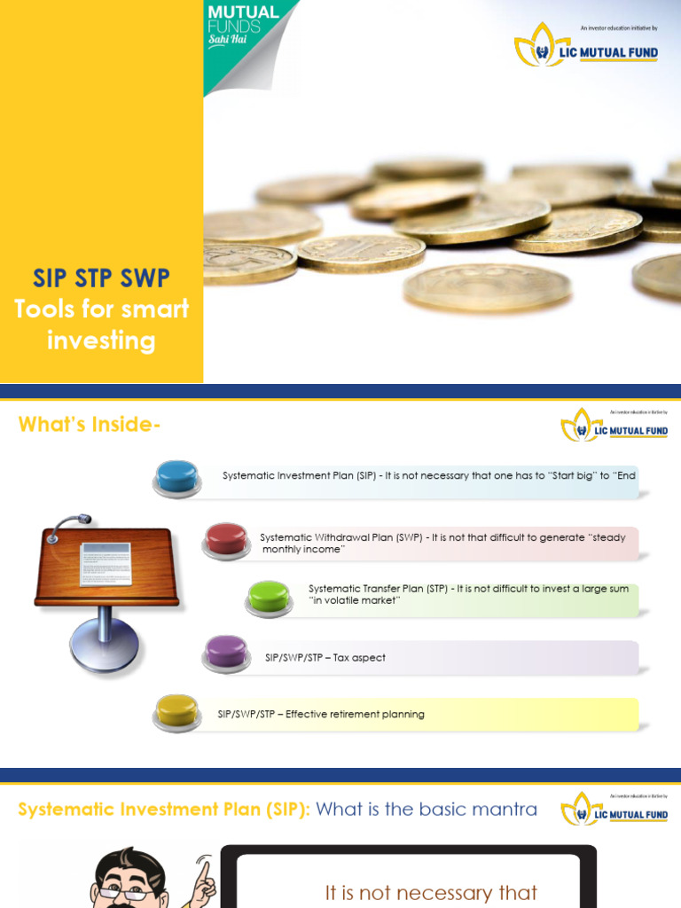 Sip, SWP | PDF | Investing | Investment Fund
