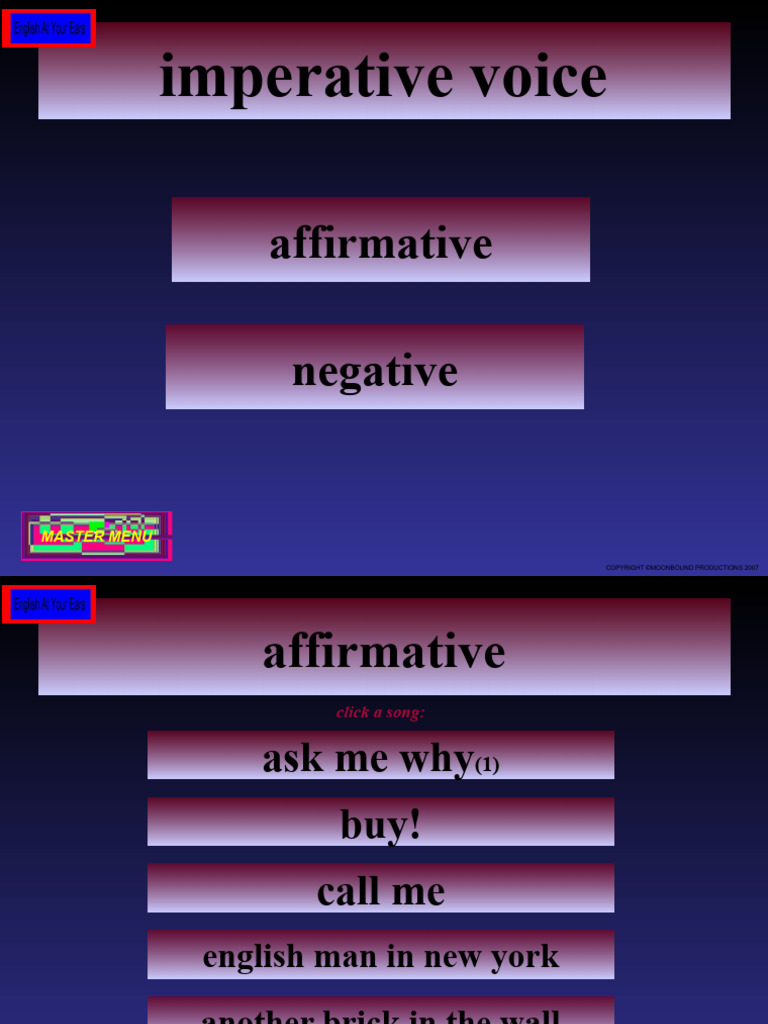 Imperative Voice | Download Free PDF | Recorded Music | Rock Music