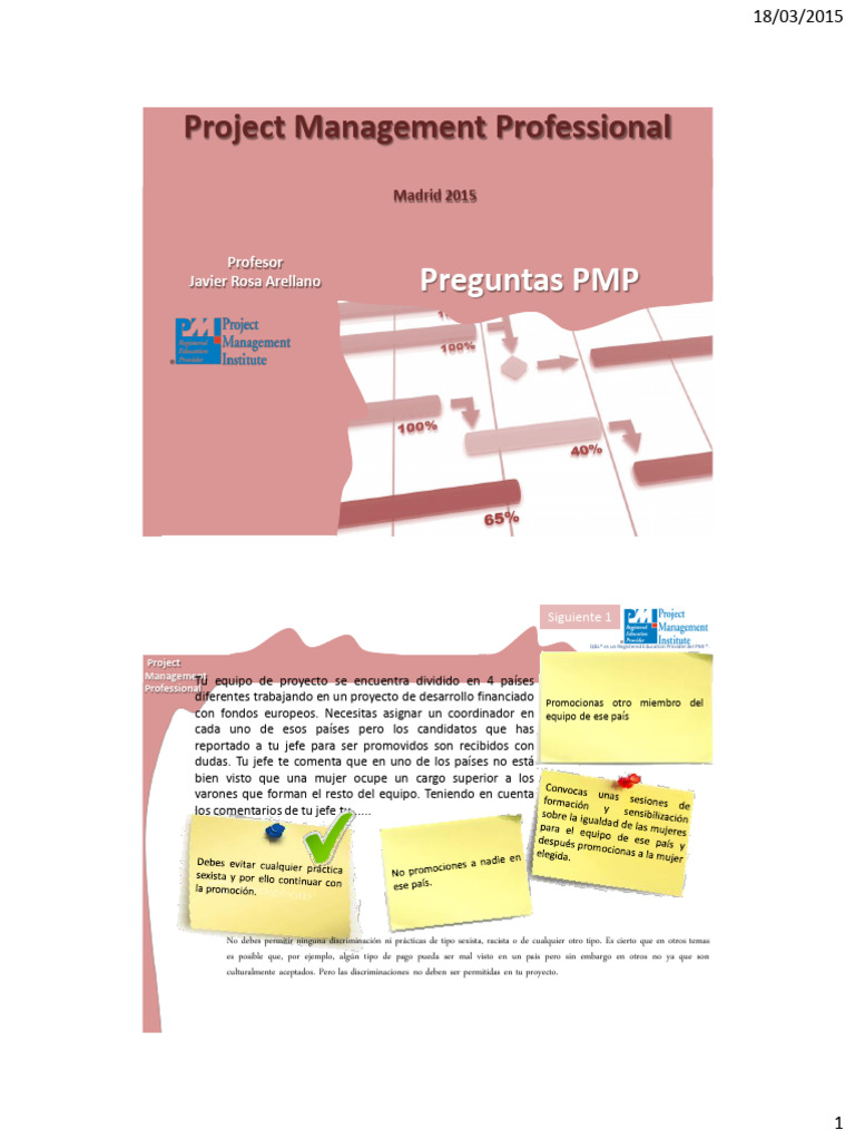10 - Preparación Examen PMP - v0 - AE IV - Iniciación - Preguntas PMP ...