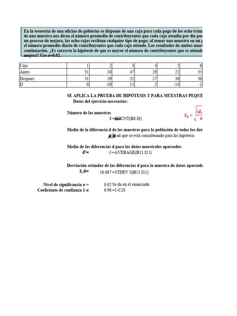 Ejercicio 5 Act 2 U2 | PDF | Análisis estadístico | Enseñanza de matemática