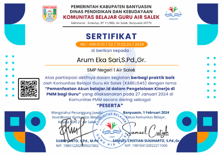 Arum Eka Sari, S.pd.,Gr. | PDF