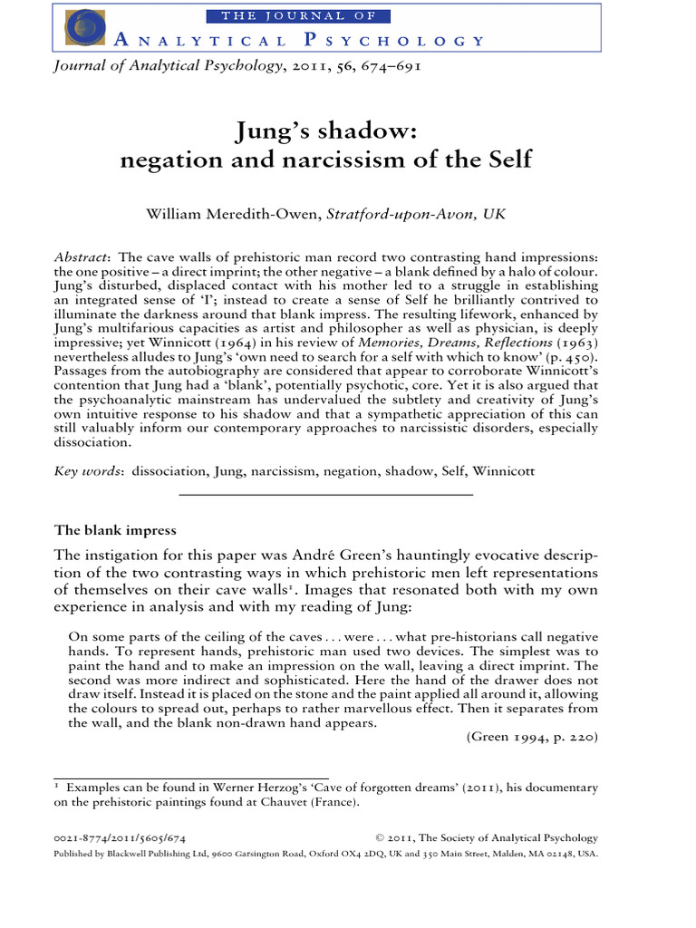 Jung Shadow | Download Free PDF | Carl Jung | Psychoanalysis