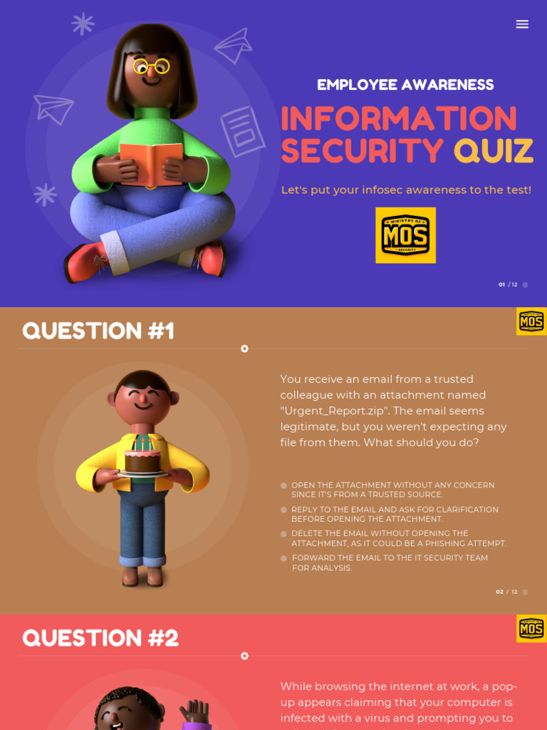 Infosec Awareness Document | PDF | Computer Virus | Security