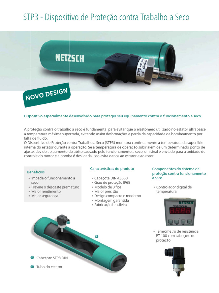 Proteção contra Trabalho a Seco STP3 | PDF | Termômetro | Temperatura