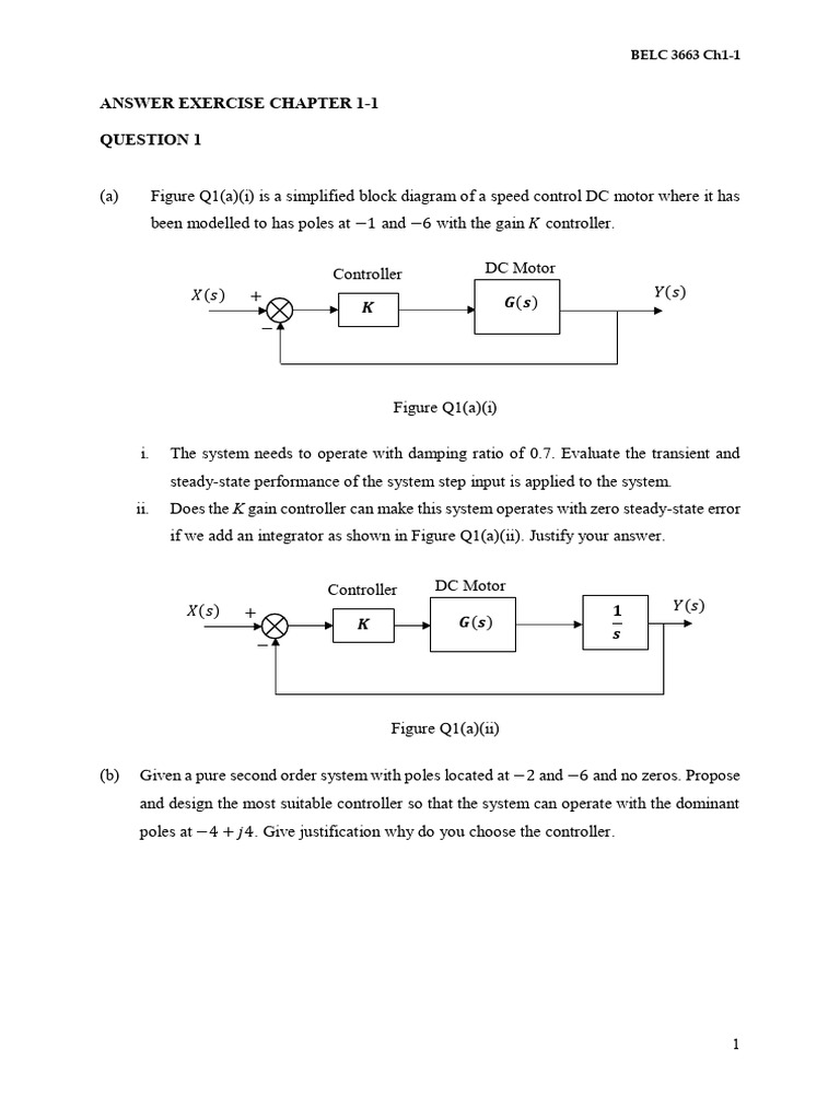Ex Ch1-1 (Answer) | PDF | Damping | Mechanics